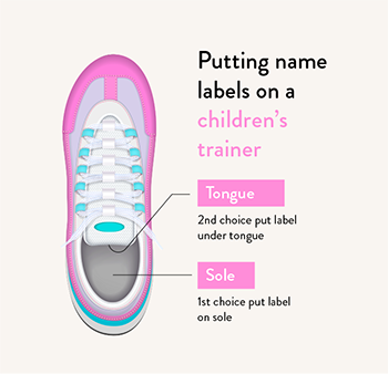 Shoe name stickers - why My Nametags makes the best labels for shoes
